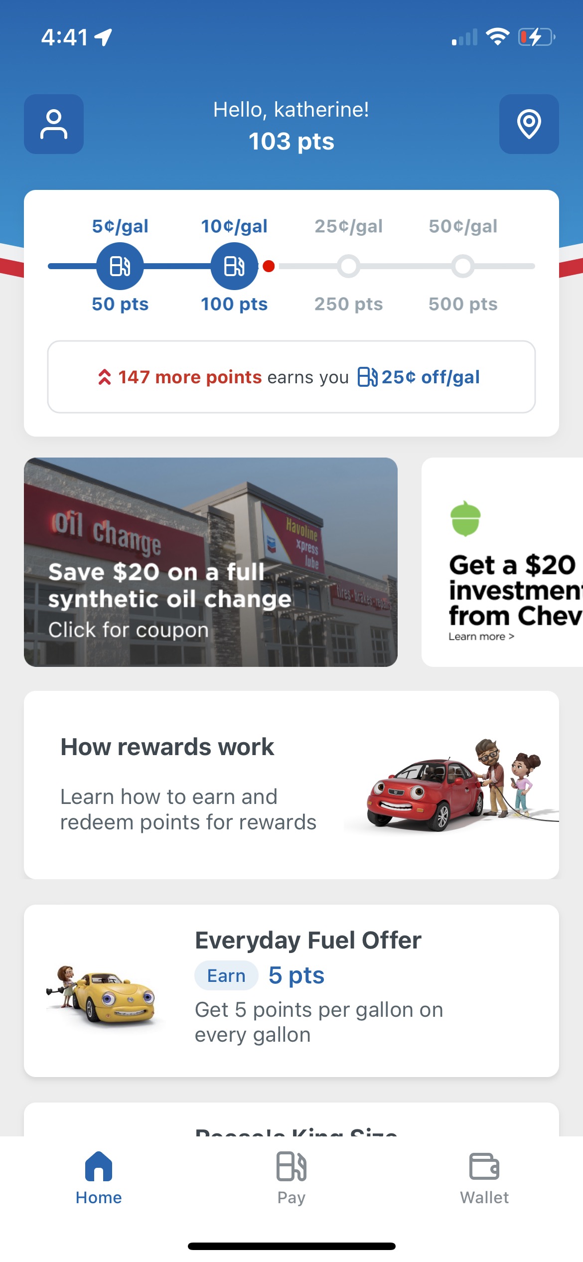 Where can customers manage their Techron Advantage Card?